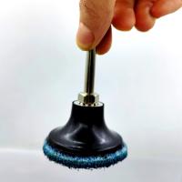 China 2inch Nylon Abrasive Disc Flap Quick Change Sanding Disc Non Woven Surface Conditioning for sale
