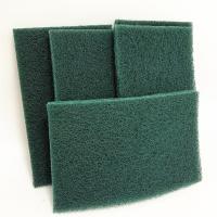 China Customized Support ODM 6x9inch150x230MM Red Gray Green Non Woven Hand Polishing Pad for sale