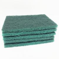 China Green Nylon Non Woven Abrasive Hand Pad TAN 7440 7447 for Polishing 6x9inch150x230mm for sale