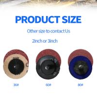 China 2 inch/3 inch Zirconia Roll Lock Sanding Discs for Surface Polishing and Burr Removal for sale