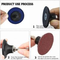 China 2 inch/3 inch Zirconia Roll Lock Sanding Discs for Surface Polishing and Burr Removal for sale