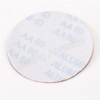 China 300mm 350mm RED Hook Loop Sandpaper for Epoxy Floor Grinding Cement Wall Sanding Disc for sale
