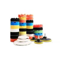 China Customized Blue Waffle Foam Polishing Pad for Professional Car Detailing for sale