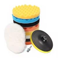 China Customized Blue Waffle Foam Polishing Pad for Professional Car Detailing for sale