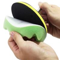 China Customized Blue Waffle Foam Polishing Pad for Professional Car Detailing for sale