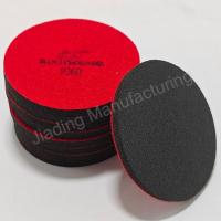 China Round 6 inch 500 grit Wet Dry Sandpaper Sanding Block Abrasive Sponge Pad for Polishing for sale
