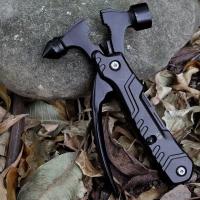 China 135 x 75 mm Outdoor Camping Multi Tool Survival Gear 12 in 1 Tools Multifunctional Car Safety Hammer 300 G for sale