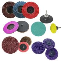 China Quick Change Disc 2inch 50mm Black Abrasive Roll lock for Easy Paint and Rust Removal for sale