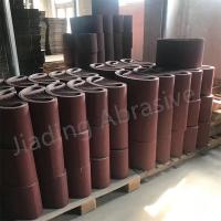 China 100mm*610mm Aluminum Oxide Sanding Belt for Grinding and Polishing Iron Wood Plastic for sale