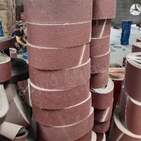 China 100mm*610mm Aluminum Oxide Sanding Belt for Grinding and Polishing Iron Wood Plastic for sale