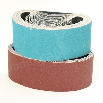 China Bond Resin-Over-Resin Sanding Belt for Polishing Shaping and Deburring 100mm x 915mm for sale