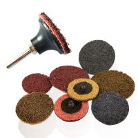 China Nylon Quick Change Sanding Disc for Polishing Wood Coarse Brown and 50mm 75mm Surface for sale