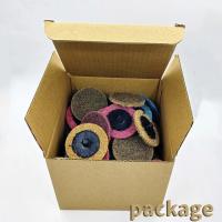 China Nylon Quick Change Sanding Disc for Polishing Wood Coarse Brown and 50mm 75mm Surface for sale