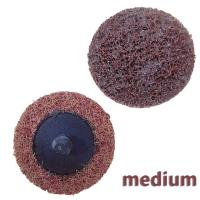 China Surface Grinding S type Roll Lock Red Mini Quick Change Nylon Sanding Discs for Metal Polishing 2
