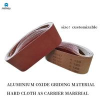 China 320 Grit Aluminum Oxide Sanding Belt for Edge Sander Customized Size Stainless Steel Sandpaper for sale