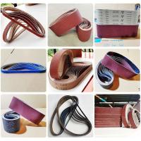 China 320 Grit Aluminum Oxide Sanding Belt for Edge Sander Customized Size Stainless Steel Sandpaper for sale