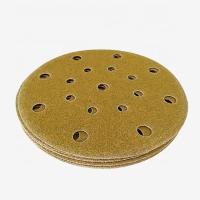 China Hook and Loop Backing Material 6 Inch 150mm 180mm 8 Hole Sanding Disc for Bench Grinder for sale
