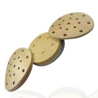 China 5 inch/125 mm Hook Loop Discs Yellow-120 Grit Sanding Pad Disc for Orbital Sander for sale