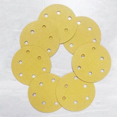 China Hook and Loop Backing Material 6 Inch 150mm Sandpaper Disc for Car Body Paint Polishing for sale