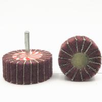 China Aluminum Oxide ABRASIVE WHEEL Non Woven Flap Wheel Drill 50x26x6mm Mounted on Nylon Shank for sale