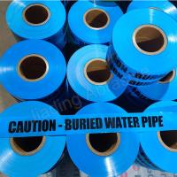 China 100m Length PE Finish Traffic Barrier Tape Warning Caution Tape for Construction Site for sale