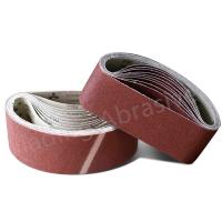 China 4 inch x 24 inch Aluminum Oxide Sanding Belts Grit 40 80 120 240 for General Purpose for sale