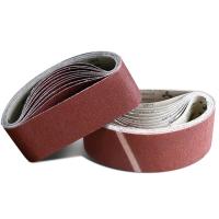 China 4 inch x 24 inch Aluminum Oxide Sanding Belts Grit 40 80 120 240 for General Purpose for sale