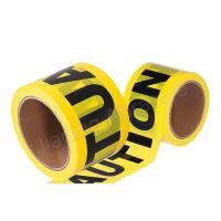 China 50mm Width Multistyle Health Risk Cable Fragile Warning Tape with PE Barricade for sale