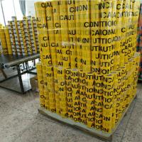 China 50mm Width Multistyle Health Risk Cable Fragile Warning Tape with PE Barricade for sale