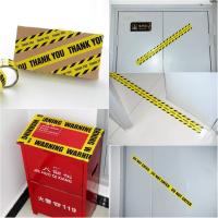 China 50mm Width Multistyle Health Risk Cable Fragile Warning Tape with PE Barricade for sale