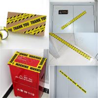 China Yellow Caution PE Warning Tape 3 inch x 1000 Feet Width 75mm or customized Color re for sale