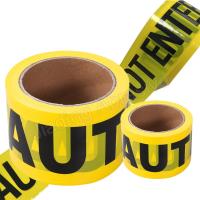 China PE Finish Agriculture Warning Tape Non Adhesive Barrier Caution Barricade Tape for sale