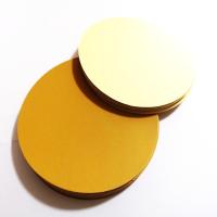 China Customized Support 4 and 9 Inch Gold Abrasive Disc for Automotive Refinishing for sale