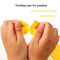 China Industrial Grade 20mm Width Masking Tape with Pressure Sensitive Adhesive White Color for sale