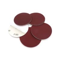 China Customized Support Round PSA Backed Alumina Sanding Disc for Wood and Metal Polishing for sale