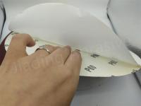 China Customized Support Round PSA Backed Alumina Sanding Disc for Wood and Metal Polishing for sale