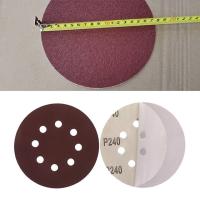 China Customized Support Round PSA Backed Alumina Sanding Disc for Wood and Metal Polishing for sale