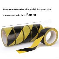 China Offer Printing Red PVC Hazard Lane Safety Warning Adhesive Safety Tape for Floor Marking for sale