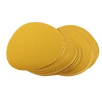 China Ceramic Alumina Sanding Disc 5 inch Non-porous Yellow Backing for Polishing Workpiece for sale