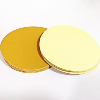 China Professional Ceramic Alumina Abrasive Yellow Sanding Disc for Car Polishing Needs for sale