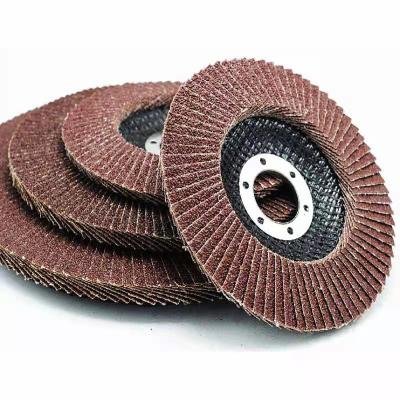 China Customized ODM Support 5 Inch 125mm Aluminum Oxide Flap Disc for Metal Grinding for sale