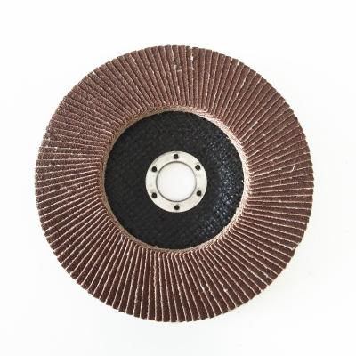 China FLAP SIZE 25X18MM Aluminum Oxide Abrasive Disc for Angle Grinder 40 60 80 120 Grit for sale