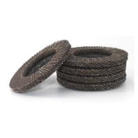 China T27 Fiberglass Backing 72PCS Flap Disc 180mm Calcined Aluminum Oxide P120 Abrasive for sale