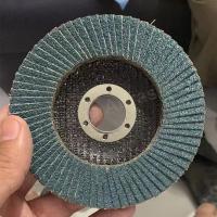 China 4''-7'' Zirconia Flap Disc Sanding Disc for Stainless and Metal FLAP SIZE 25X18MM for sale
