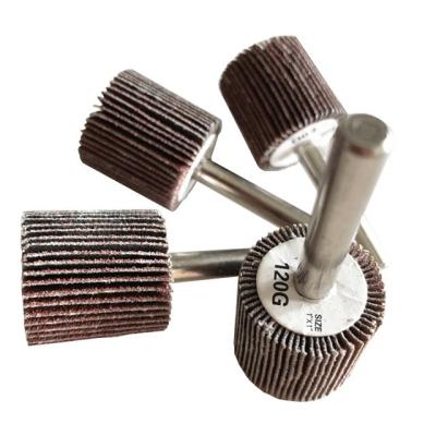 China Max Speed 20000RPM Shaft-Mounted Flap Wheel for Metal Pipe Polishing General Purpose for sale