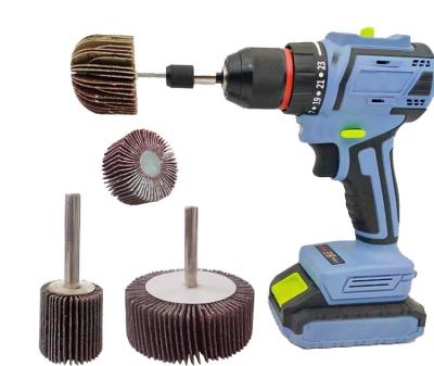China Mounted Flap Wheels Set for Removing Rust and Polishing 6mm Shank 1