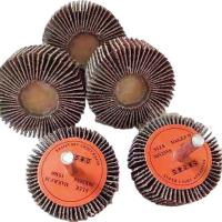 China Aluminum Oxide Sanding Flap Wheels for Drill Shank Mounted Custom Size Grit OBM Supported Abrasive Grinding Tool for sale
