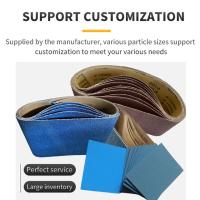 China Customization Package Aluminum Emery Cloth Abrasive Sanding Belt for Floor Sanding for sale