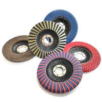 China Blue Zirconia 125mm T27/T29 Flap Disc Grinding Wheel for Metal Customized Support for sale
