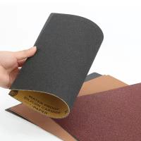 China Polishing Metal Our 80 Grit Black Sandpaper with Hook and Loop Backing for sale